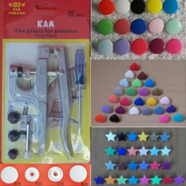 (現貨)華聯KAM T3/T5/T8樹脂塑料四合扣 | 蝦皮購物