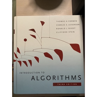 Introduction to Algorithms, 3/e Thomas H. Cormen 9成新 | 蝦皮購物