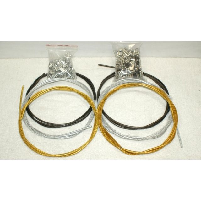 全新注油jagwire L3等級注油4mm編織變速外管+5mm注油編織煞車外管一車份(附鋁尾套.銅管套) | 蝦皮購物