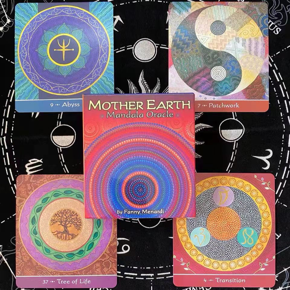 「寶時玄境」大地曼陀羅神諭卡 Mother Earth Mandala Oracle 英文療愈卡 | 蝦皮購物