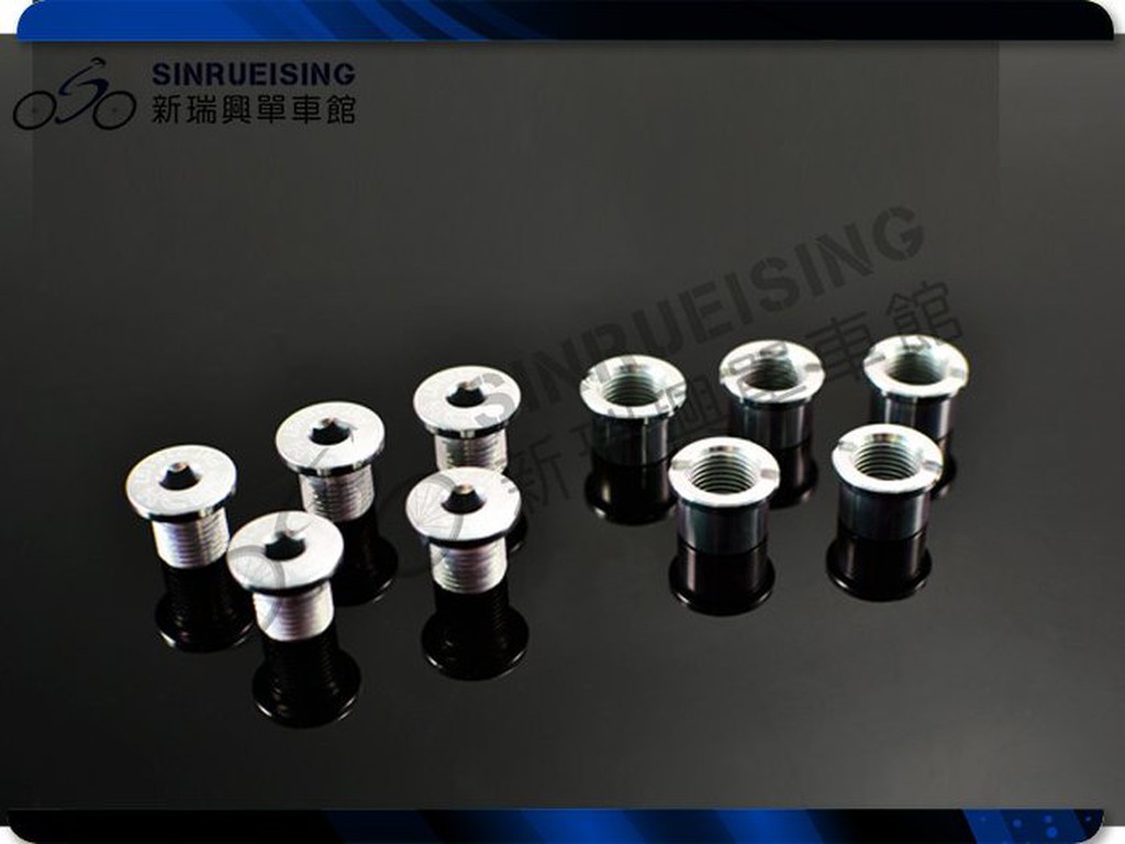 【新瑞興單車館】KCNC 7075鋁合金 齒盤螺絲-銀色 #BK1068-6 | 蝦皮購物