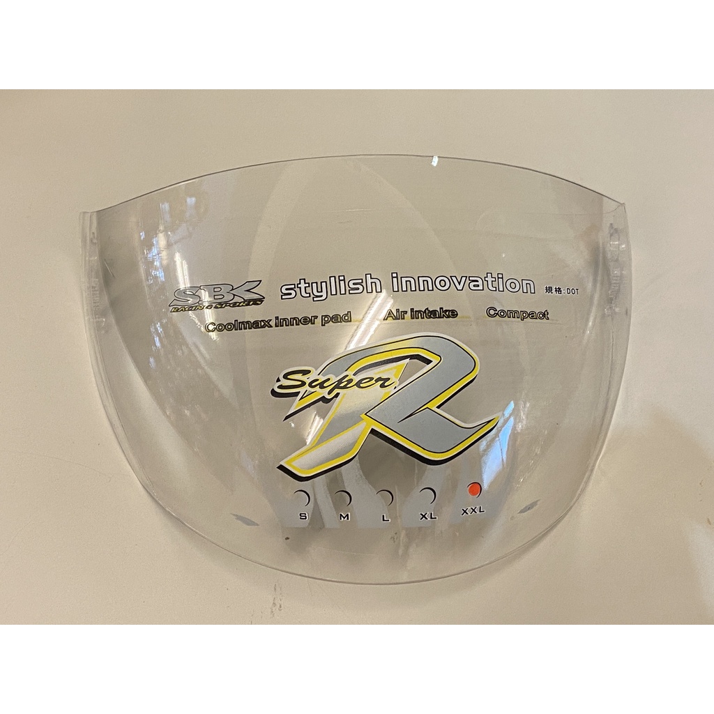SBK TYPE-R1 TYPE R1 安全帽 鏡片 電彩片 透明 鏡片 單鏡片 | 蝦皮購物