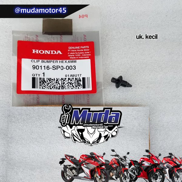 HONDA 小體蓋鉚釘夾 90116-SP0-003-004 夾子保險槓六角 6 MM 塑料按鈕釘螺栓 CBR150R | 蝦皮購物