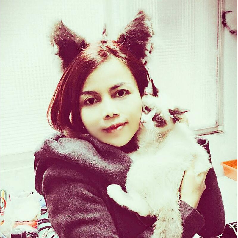 TAIWAN COS/Cat ears headband-20 brown/Cosplay props/ 貓耳朵髮箍 | 蝦皮購物