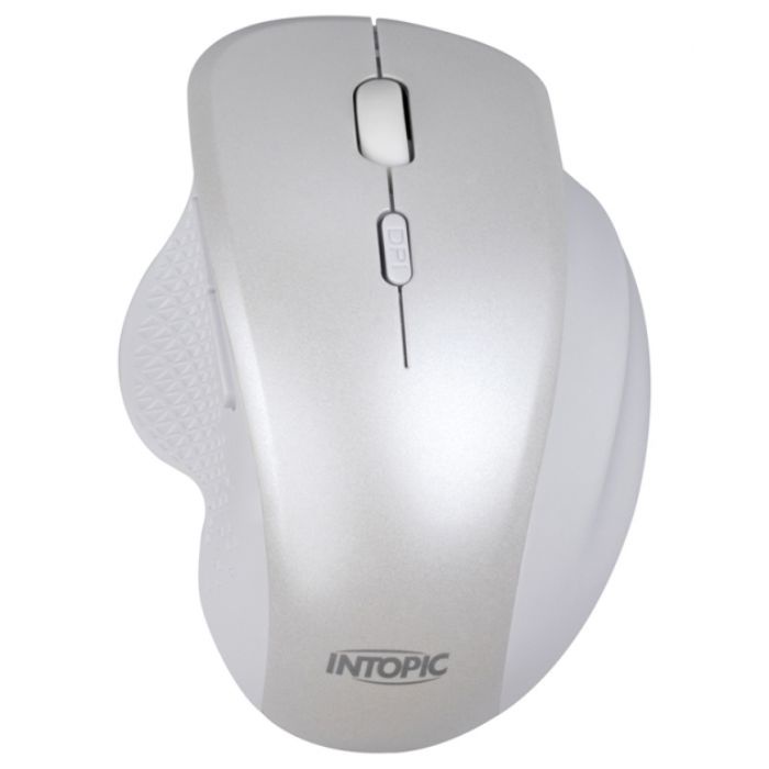 【光南大批發】INTOPIC 2.4GHz飛碟無線靜音滑鼠（Q770）白∕鐵灰 | 蝦皮購物