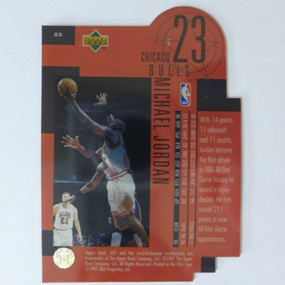 ~ Michael Jordan ~MJ/麥可喬丹/籃球之神/空中飛人/黑耶穌 1997年UD3.NBA球員卡 | 蝦皮購物