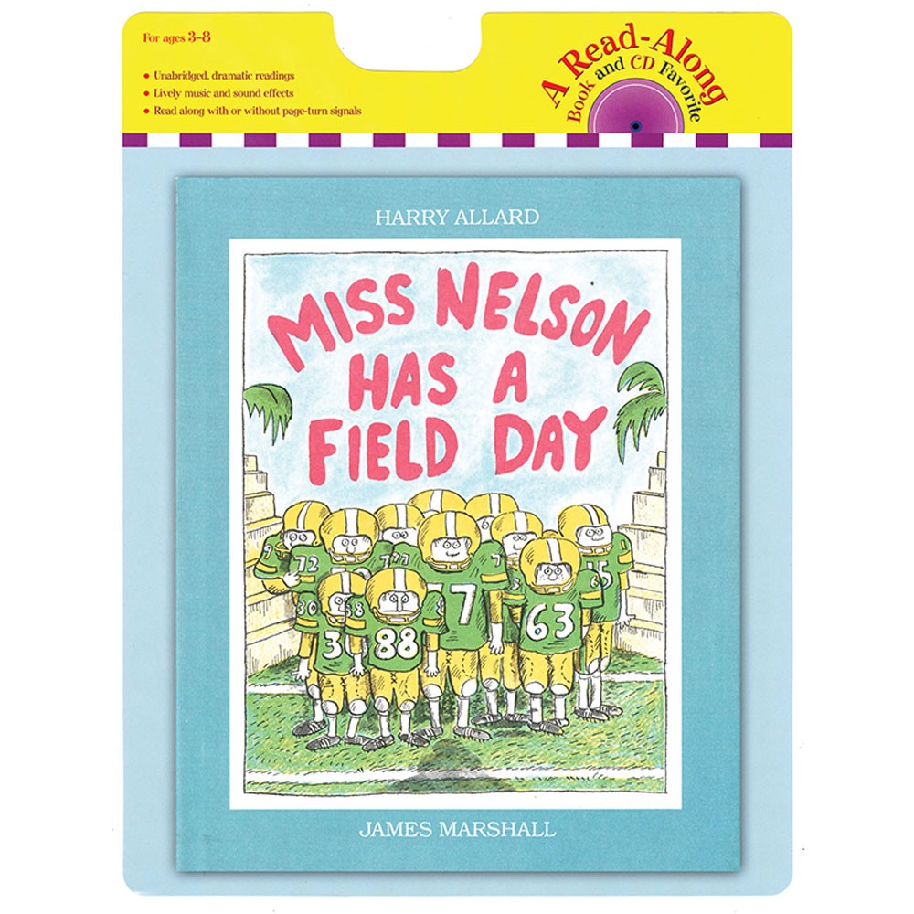Miss Nelson Has A Field Day 書+CD 英文有聲繪本 【歌德書店】 | 蝦皮購物