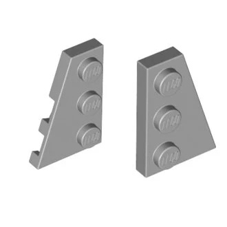 LEGO 樂高 淺灰色 3x2 楔形薄板 Wedge 43722 + 43723 | 蝦皮購物