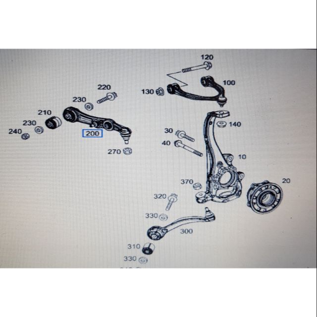 Mercedes Benz W205 原廠 下三角架 搖臂 C200 C180 C300 | 蝦皮購物