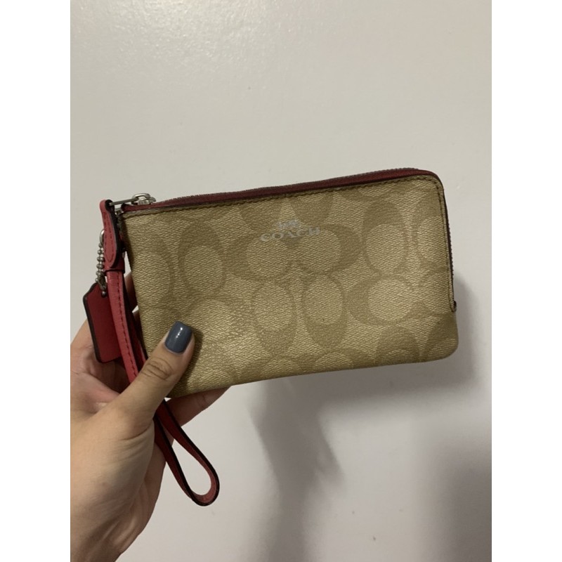 二手/coach雙層手拿包 | 蝦皮購物