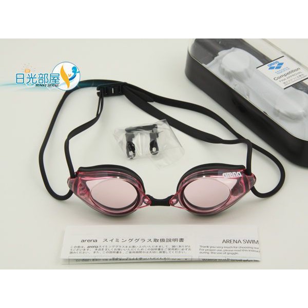 *日光部屋*arena(公司貨)/ AGL-1700E-PNKB 競泳型/小鏡面泳鏡 | 蝦皮購物