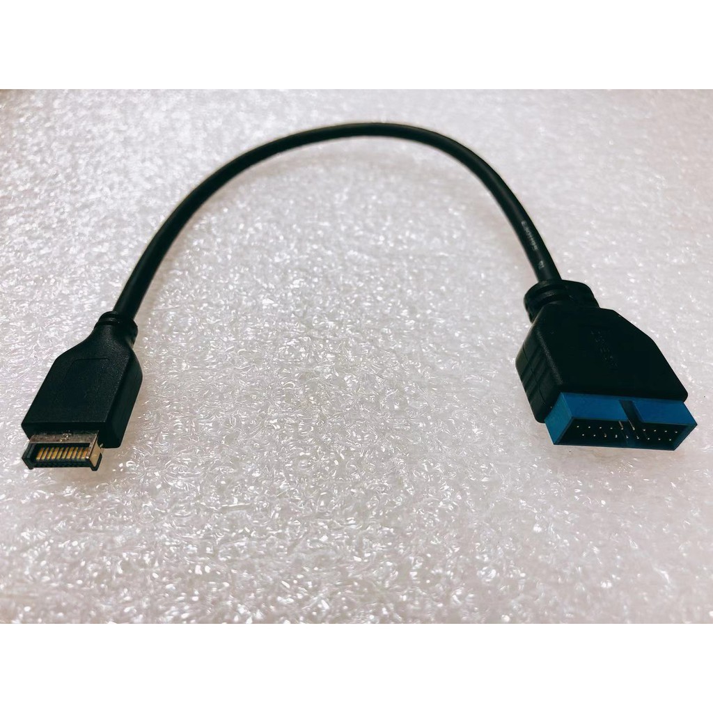 UC-052 華碩主機板適用USB3.1轉接線 USB19針轉接線 USB 3.1 Front Panel Header | 蝦皮購物
