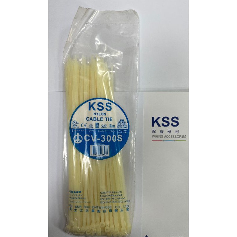 KSS 凱士士束帶 紮線帶 尼龍束帶 紮線帶 水電 現貨 CV-250 CV-250B CV-300S CV-300SB | 蝦皮購物