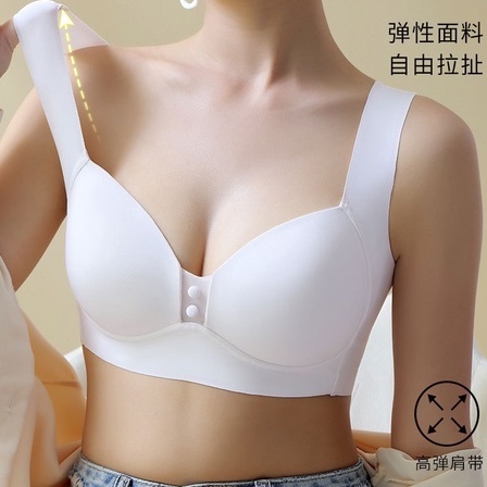 【現貨】狸曉媄 M- 7XL運動內衣 冰絲大尺碼內衣女薄款無鋼圈胖mm大尺碼280斤集中爆乳縮胸調整型顯胸小 五排扣 | 蝦皮購物