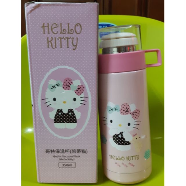 正版 Hello Kitty 304不銹鋼 350ml 保溫瓶 | 蝦皮購物