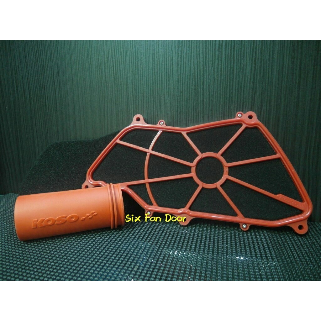 『六扇門』KOSO BWS 大B 競技型高流量海綿 空濾 濾網 進氣套件 加大軟管 進氣海綿 | 蝦皮購物