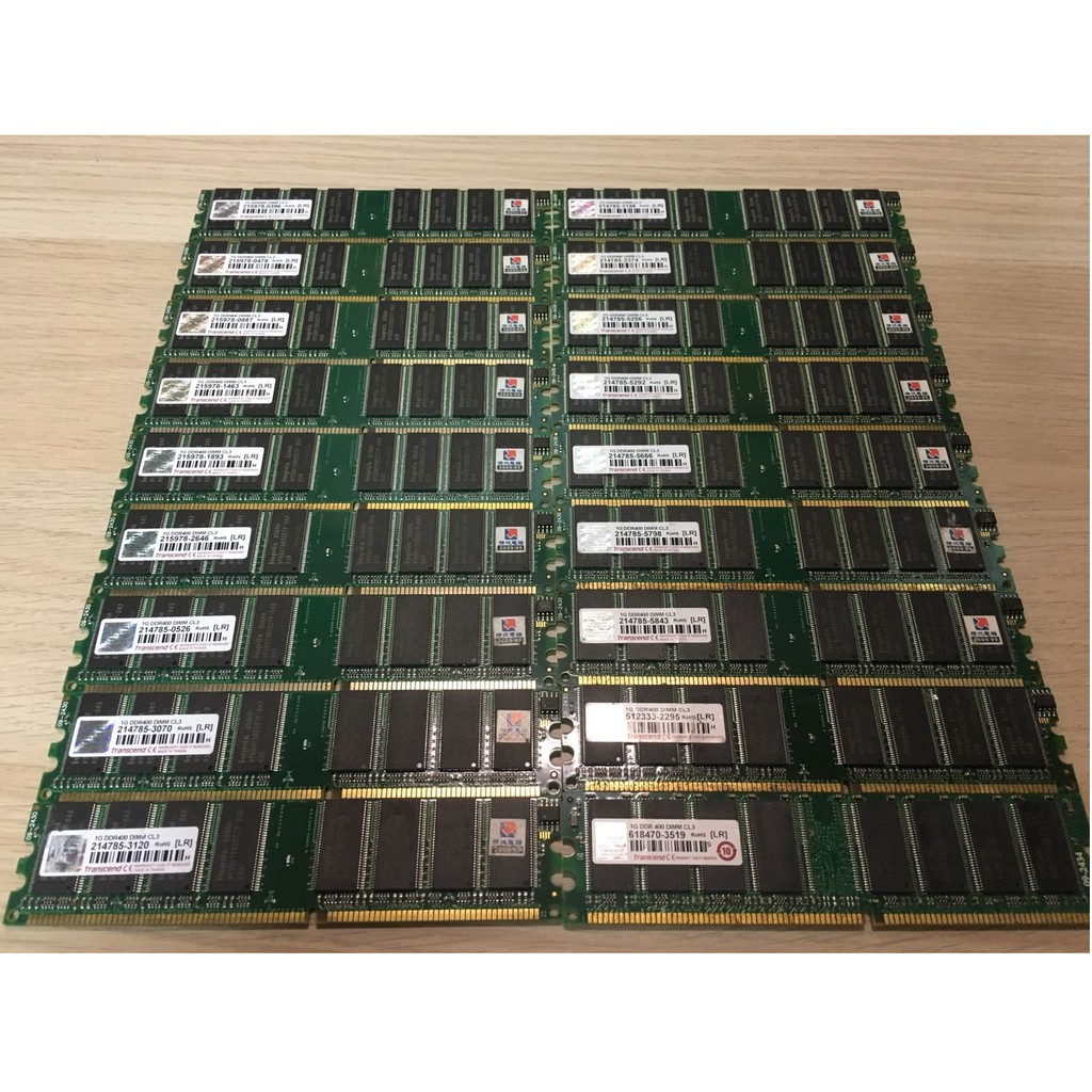 【吉米二手】創見 Transend DDR 400 1G 512MB 256 MB RAM 記憶體 | 蝦皮購物