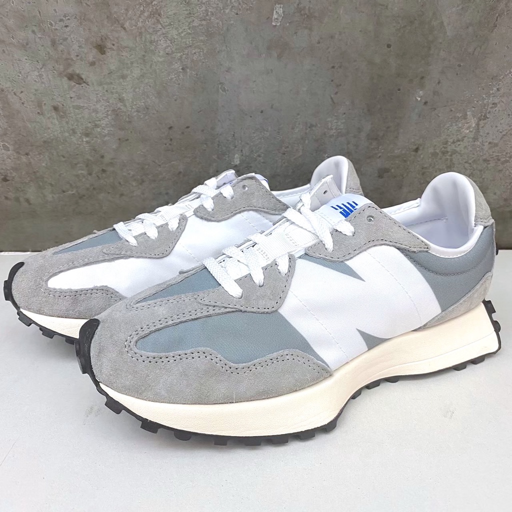 SLW 』MS327LAB 男女 NEW BALANCE 327系列 麂皮 復古 休閒鞋 灰白色 48 | 蝦皮購物