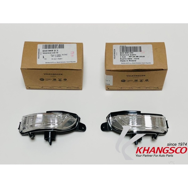【KITCO】原廠 後視鏡方向燈(左右) 6V0949101/102 Fabia Rapid | 蝦皮購物