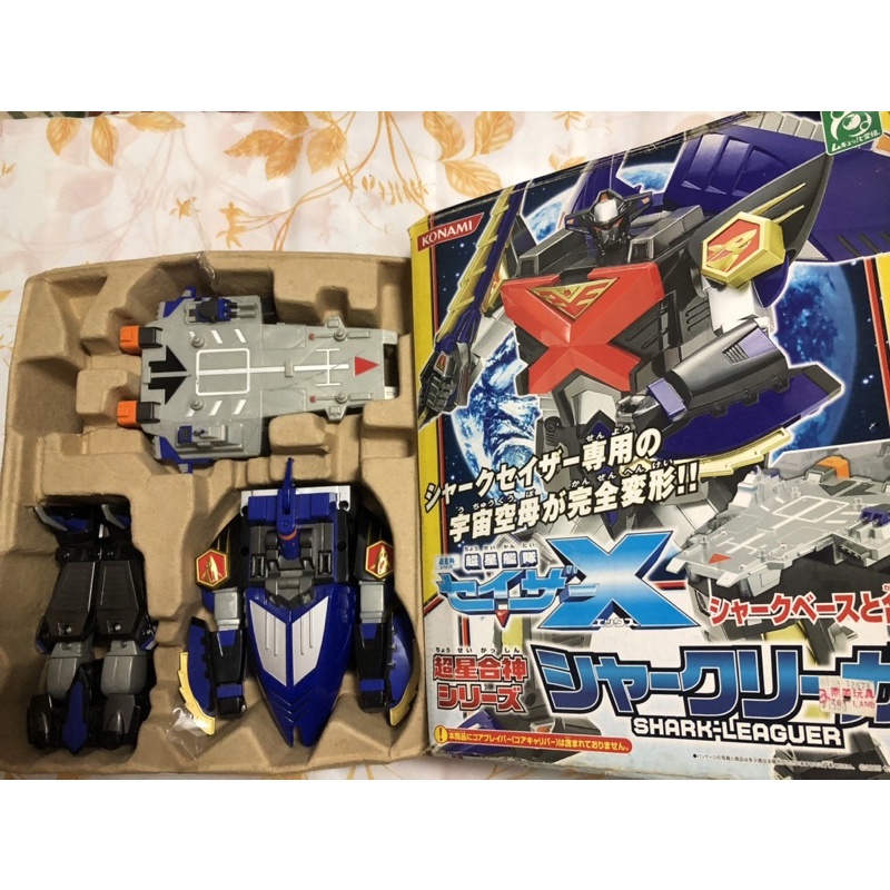 2005 超星神 超星艦隊 Sazer-X 超星合神 R-5 SHARK-LEAGUER 可變形 鯊魚 | 蝦皮購物