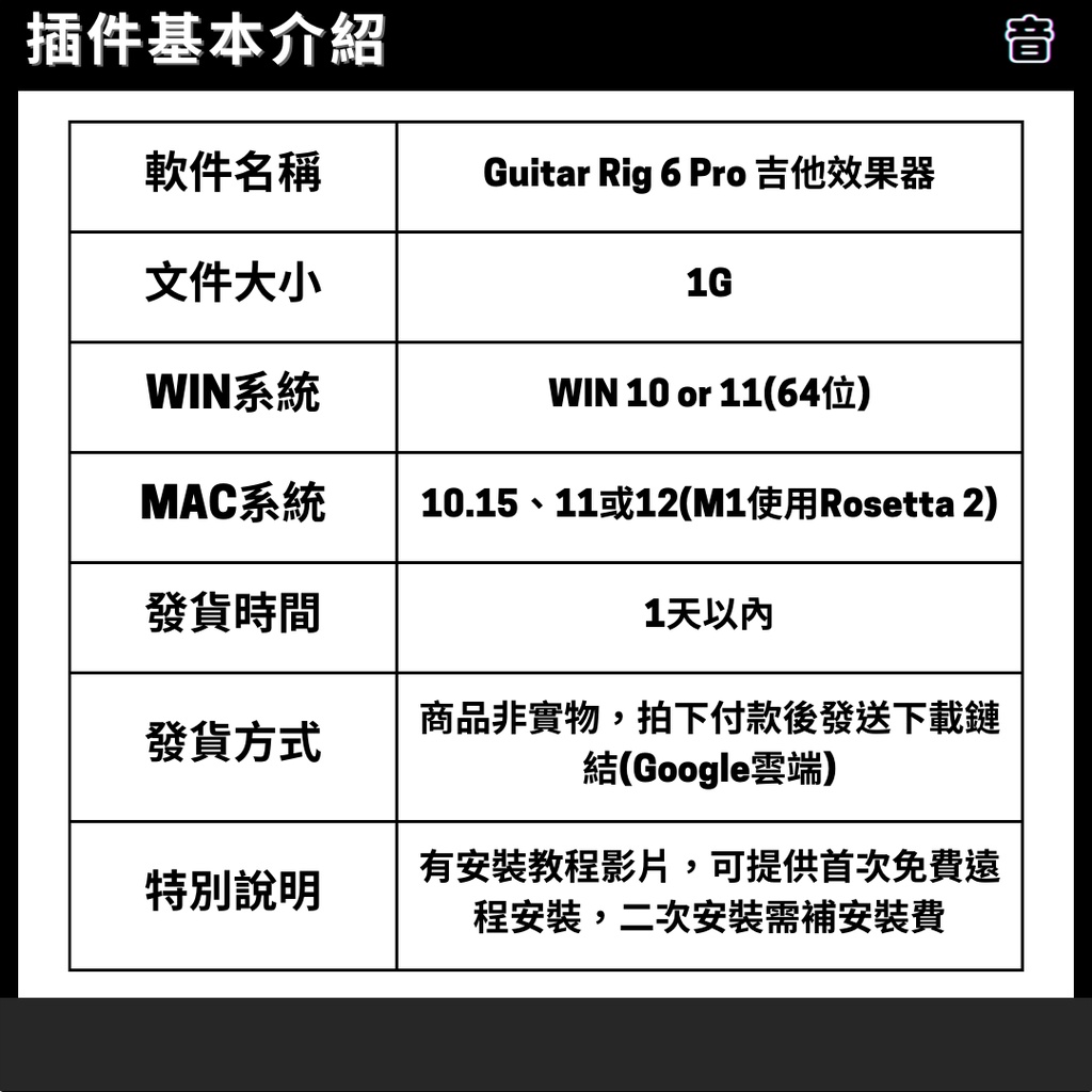 Guitar Rig 6 Pro｜吉他效果器｜Native Instruments｜WIN / MAC | 蝦皮購物