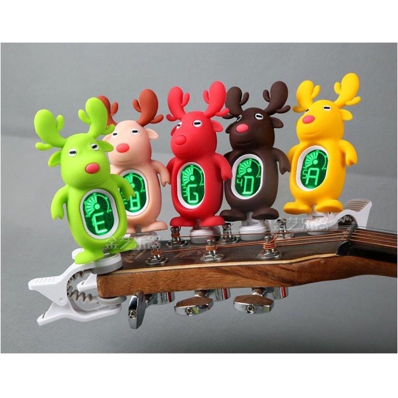 ~全新~(買送彈片)Swiff A7 麋鹿造型調音器 適用:十二平均律 小提琴 烏克麗麗,貝士 吉他 | 蝦皮購物