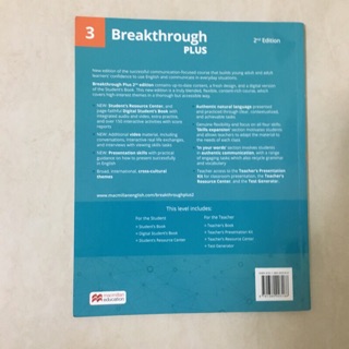 英文書Breakthrough PLUS 3 Miles Craven第二版 學生版 Student’s Book | 蝦皮購物