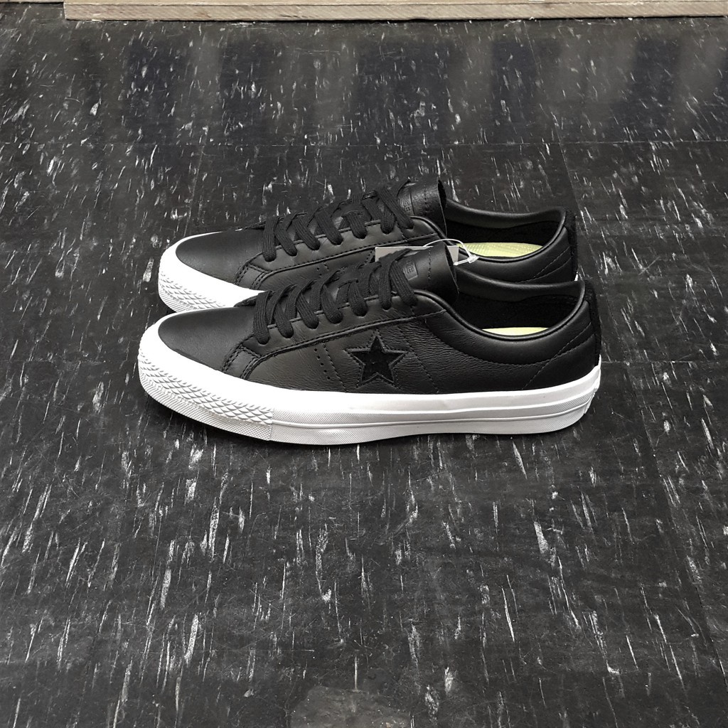 TheOneShop Converse ONE STAR 黑色 黑白 米白 藍色 麂皮 皮革 魔鬼氈 158369C | 蝦皮購物
