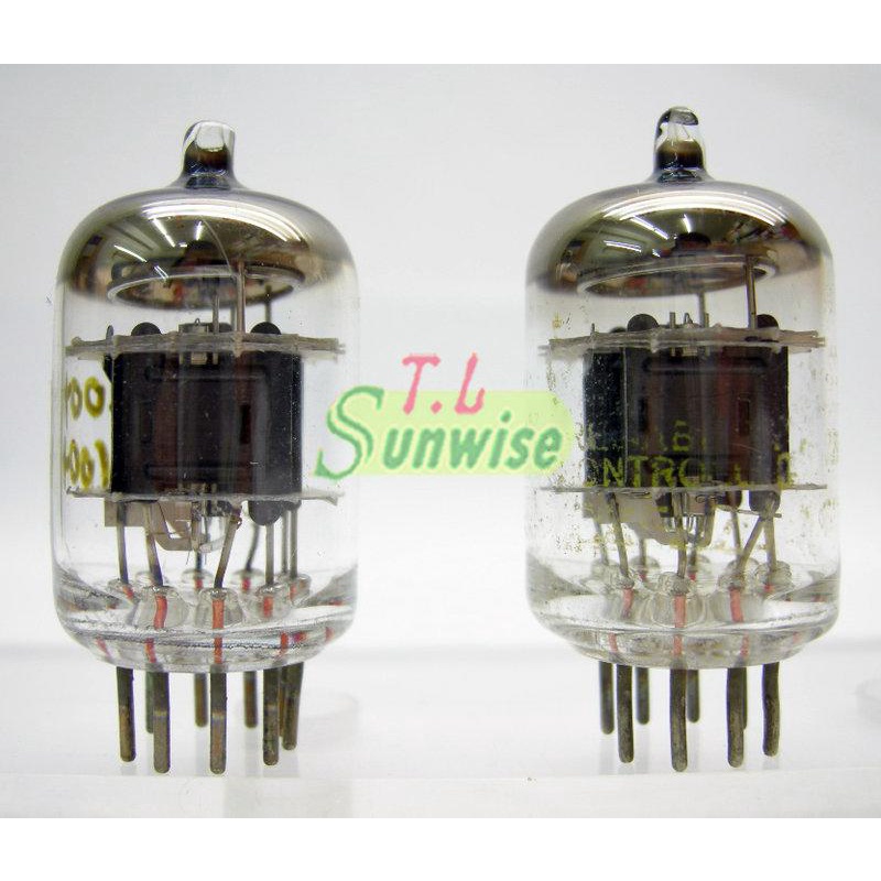 6H3n ︽NO:4635 美國 RAYTHEON 5670 (中國 6N3 升級管) 雙支架黑屏 已配對 真空管 1對 | 蝦皮購物