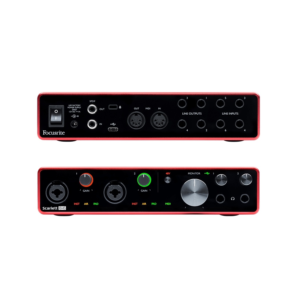 【Focusrite】Scarlett 8i6 第3代 錄音介面 保固3年|穎凱公司貨 | 蝦皮購物