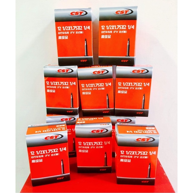 (限時特價）12吋正新 cst 輕量美嘴法嘴內胎 滑步車 內胎 12x1.75 | 蝦皮購物