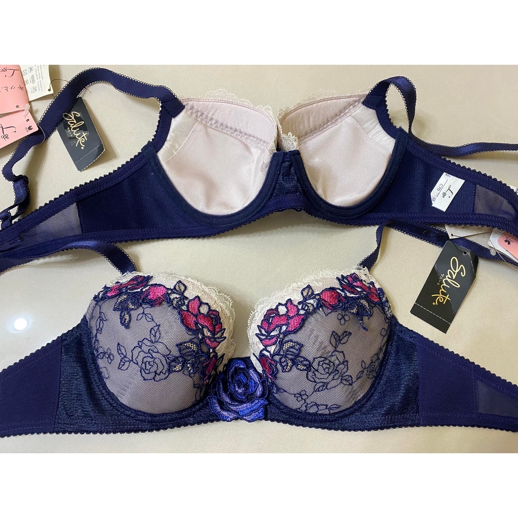 華歌爾 莎露 Salute 美鑽 刺繡蕾絲 精緻內衣 專櫃進口內衣 C70 D70 零碼 | 蝦皮購物