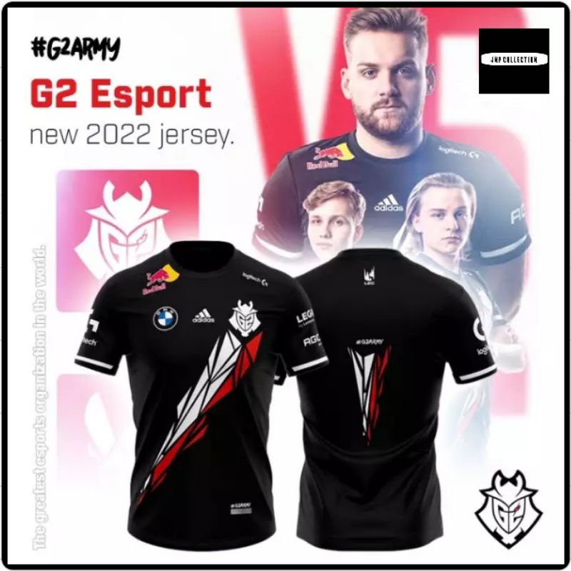 Jersey G2 E SPORT 2022 GAME DOTA 2 WILDRIFT LOL CSGO FREE NA | 蝦皮購物