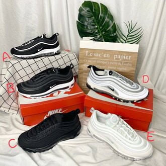 帝安諾-NIKE AIR MAX 97 OG 氣墊 慢跑鞋 男女 黑白 全白 921522-100 921733-100 | 蝦皮購物
