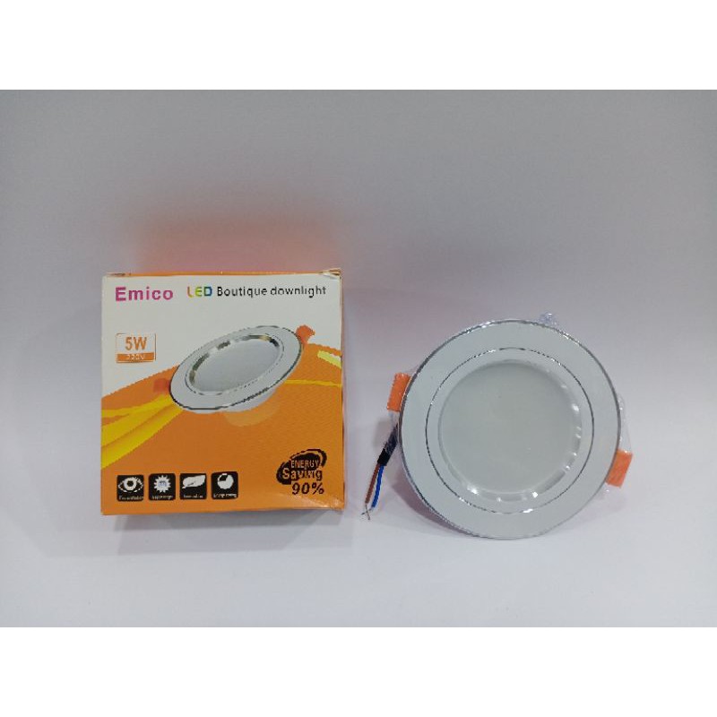 Emico LED 燈櫃精品筒 5W 220 V LED 面板燈 | 蝦皮購物