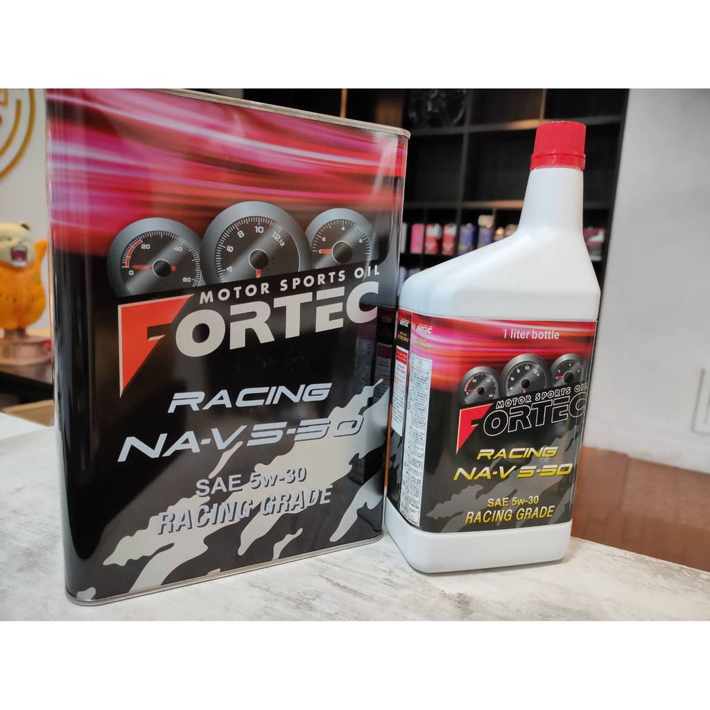 FORTEC Racing NA-V 5w30 賽道引擎 機油 | 蝦皮購物