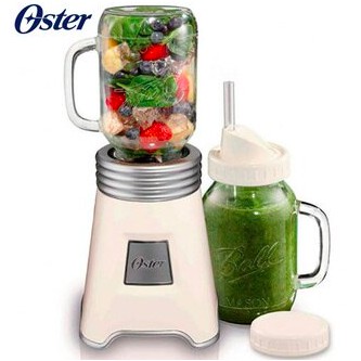 OSTER Ball Mason Jar 隨鮮瓶果汁機 - 白 (BLSTMM-BWH) | 蝦皮購物