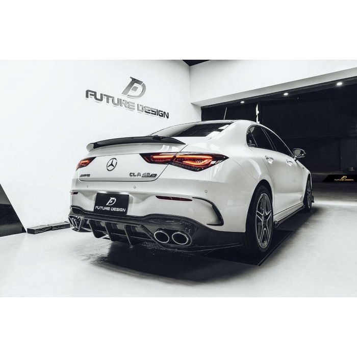 【政銓企業】W118 CLA 250 35 45 升級 FD 品牌 高品質 碳纖維 卡夢 後保 風刀 免費安裝 | 蝦皮購物