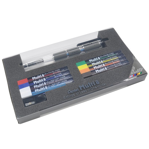 pentel Super Multi8 PH802ST 設計家專用8色套筆 | 蝦皮購物