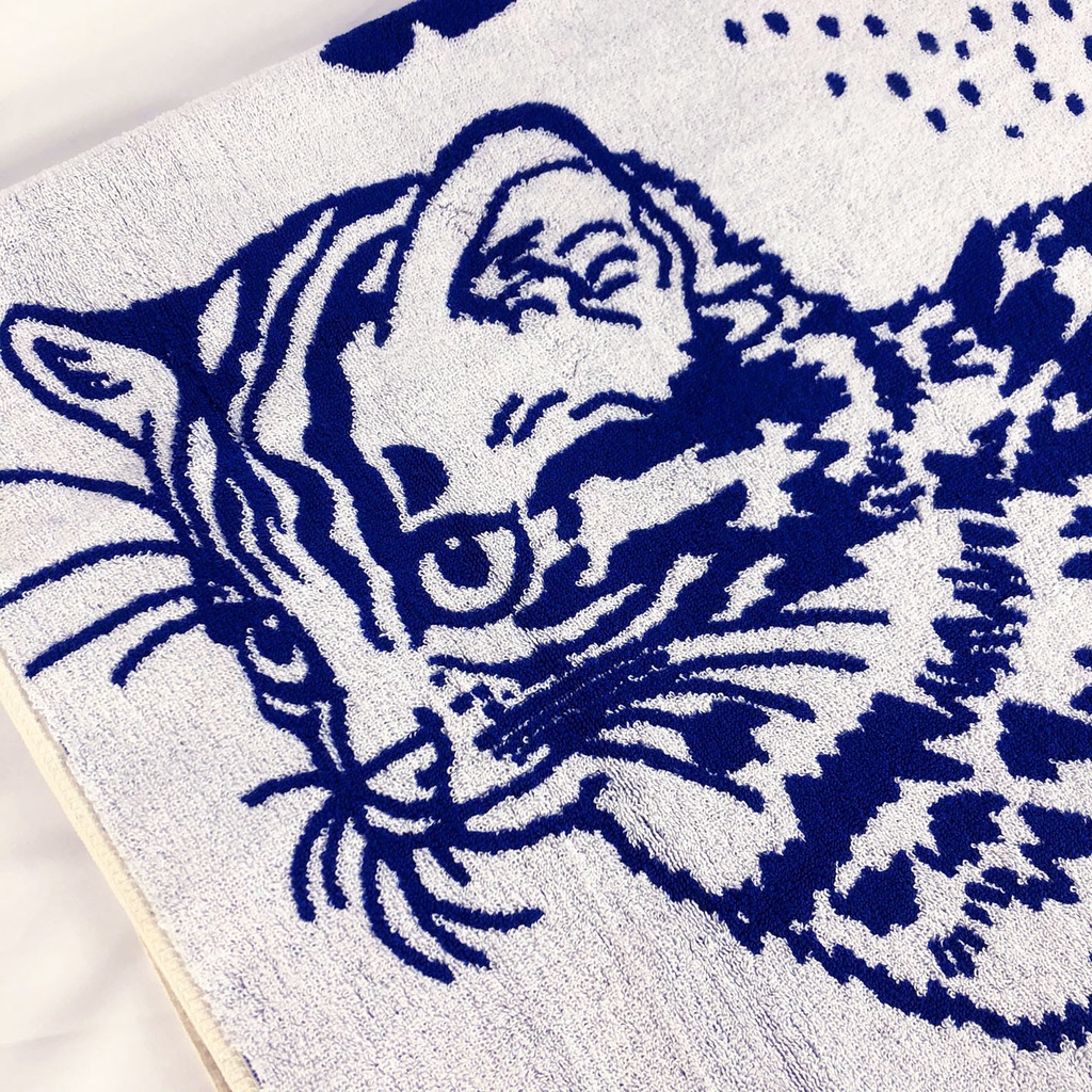 【Dayitowel】《浴巾》幼幼石虎 雙色緹花 純棉 吸水極佳 不褪色 大量可客製印字 電繡logo 台灣製造 | 蝦皮購物