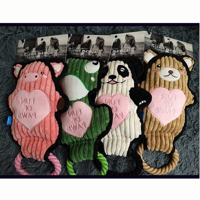 原廠正貨【Q-Monster-拉拉動物系列玩具】互動玩具 狗狗玩具 寵物玩具 耐咬 | 蝦皮購物