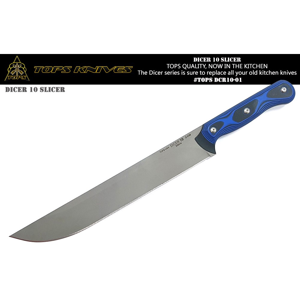 Tops DICER 10 SLICER 10吋大廚刀 (刃長25.4cm) - CPM S35Vn鋼 | 蝦皮購物