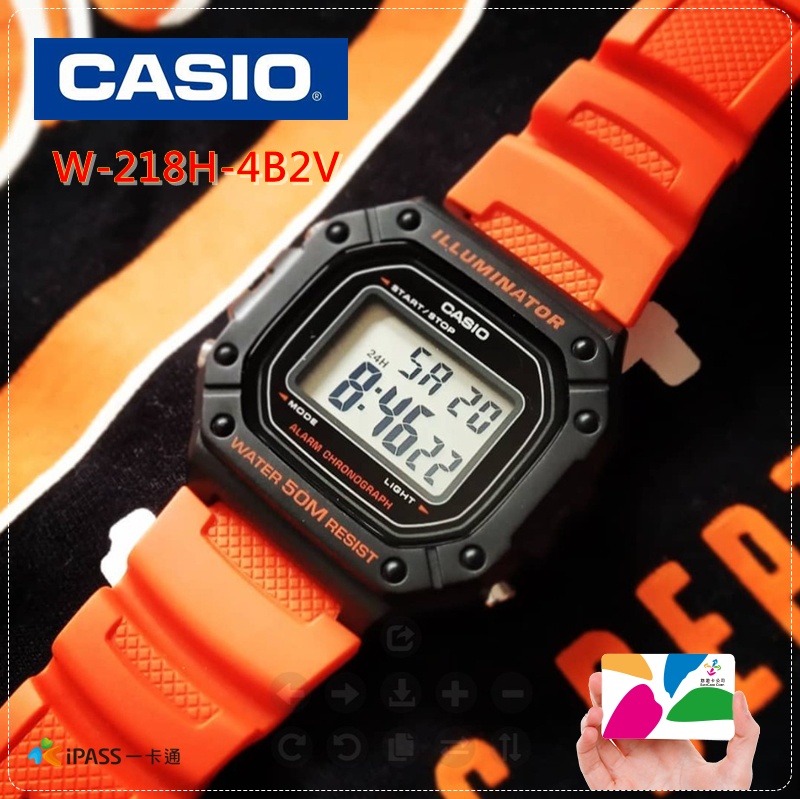 👽台灣CASIO原廠公司貨(3224機芯)經典運動型+1/100 秒碼錶+50米防水悠遊卡(一卡通)手錶(附原廠保證書) | 蝦皮購物