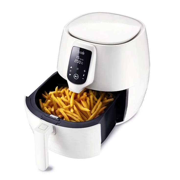 【含稅】Lisscode LC-001 數位觸控健康氣炸鍋 4.5L大容量 象牙白 1200W 原廠二年保固 | 蝦皮購物