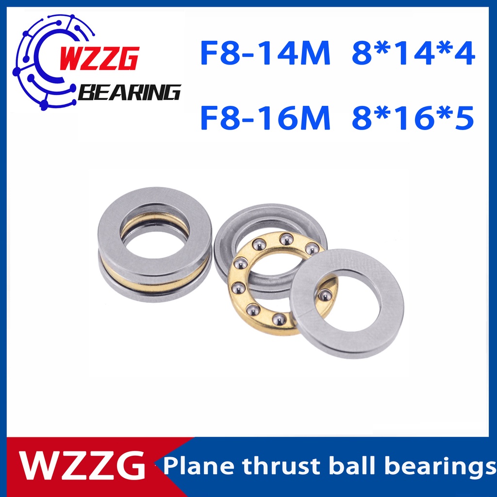 AXIAL Wzzg 10PCS F8-14M F8-16M 8X14X4 mm 8X16X5 mm 軸向推力球軸承 | 蝦皮購物