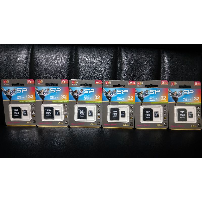 【雙12限量優惠】廣穎 SP Silicon-Power MicroSDHC 32GB 記憶卡+轉接卡 高速85MB/s | 蝦皮購物