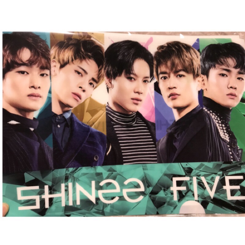 SHINee 日本專輯 Five 特典 官方資料夾 日本專輯予約特典 | 蝦皮購物