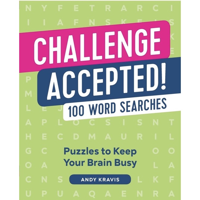 🔥現貨🔥進階找詞遊戲Challenge Accepted word searches 鍛煉大腦、增強記憶力 增加詞彙量 | 蝦皮購物