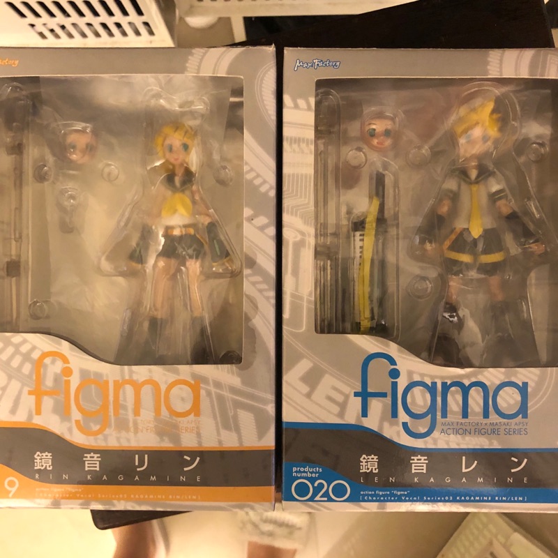 [中古/已拆封]figma 019 鏡音鈴 020 鏡音連 VOCALOID | 蝦皮購物