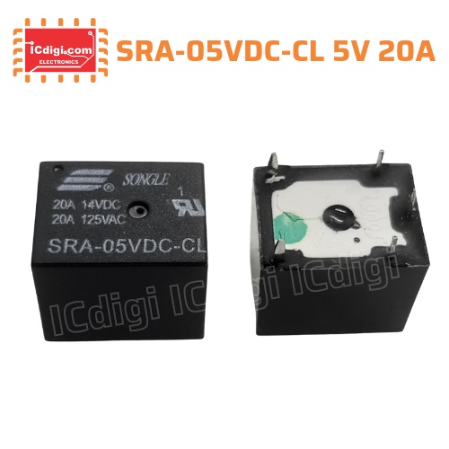 一套 10 個繼電器 SRA-5VDC-CL 繼電器 5V 20A 5 針 Songle | 蝦皮購物